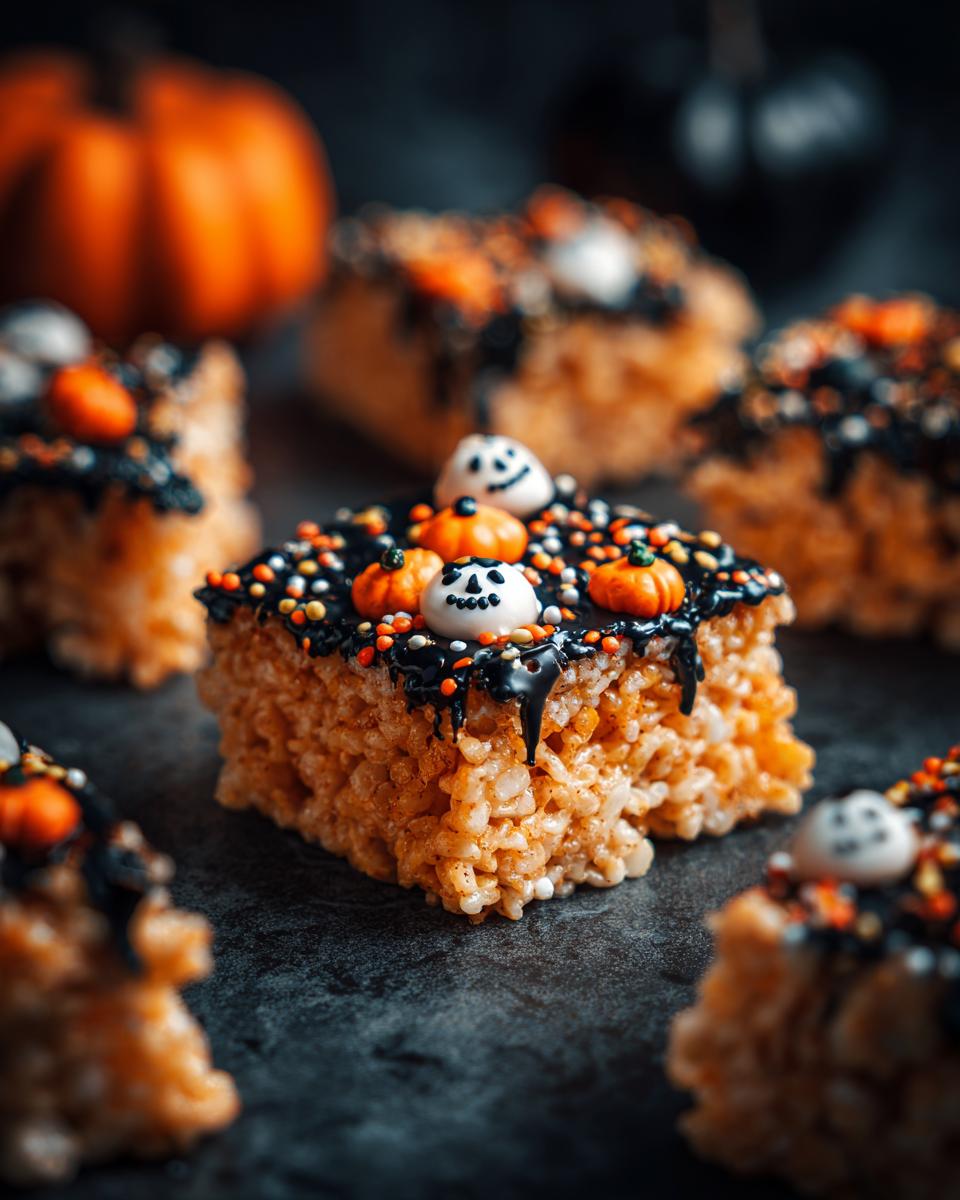 Scary Good Halloween Rice Krispie Treats